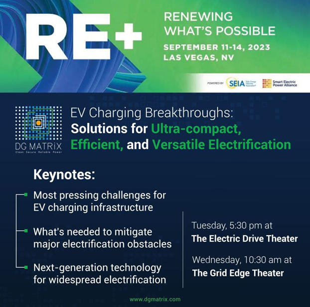 DG Matrix | L3 DC fast EV charger and All-in-one microgrid solutions
